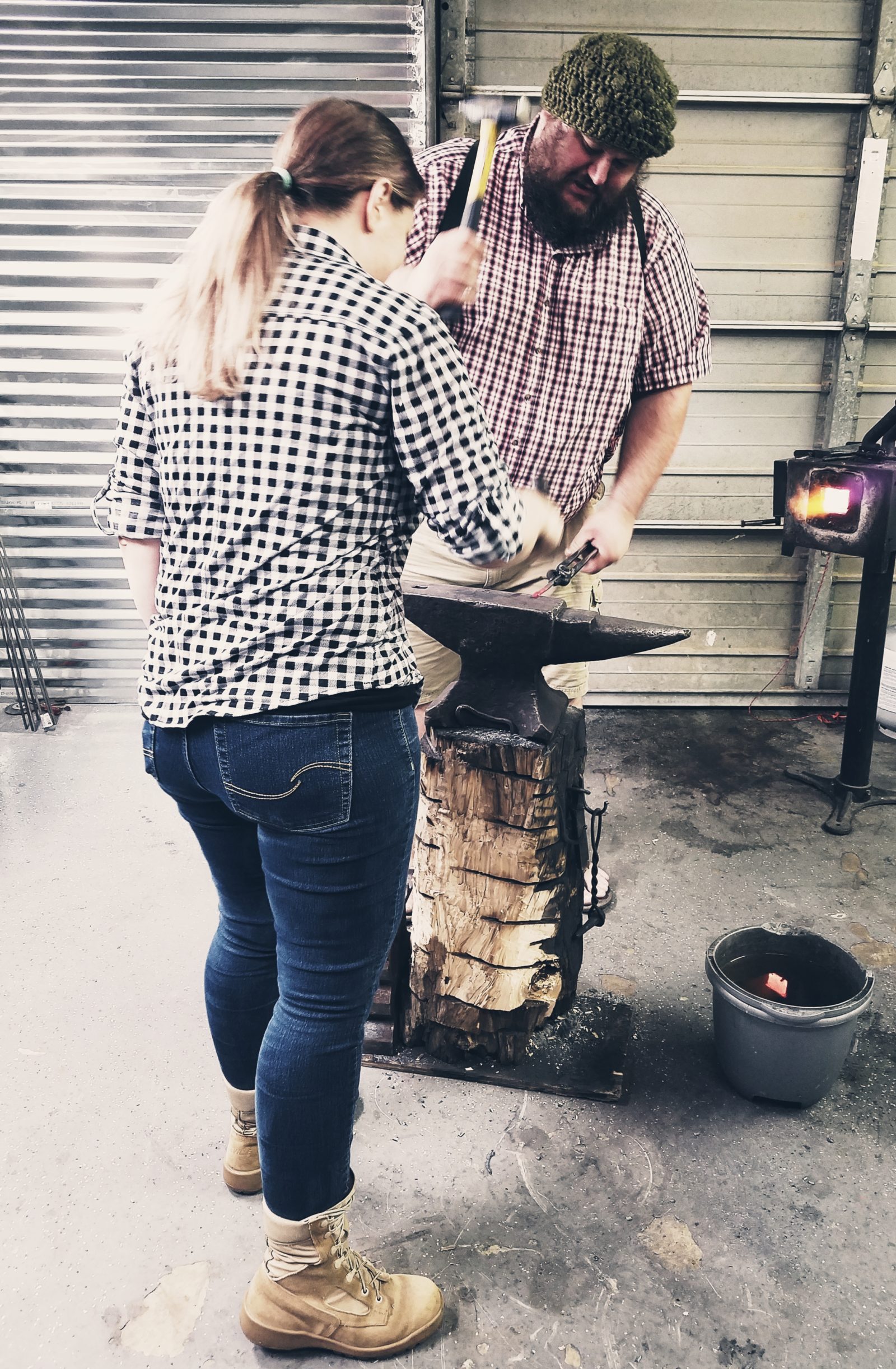 Forging ahead - Beach Blacksmith